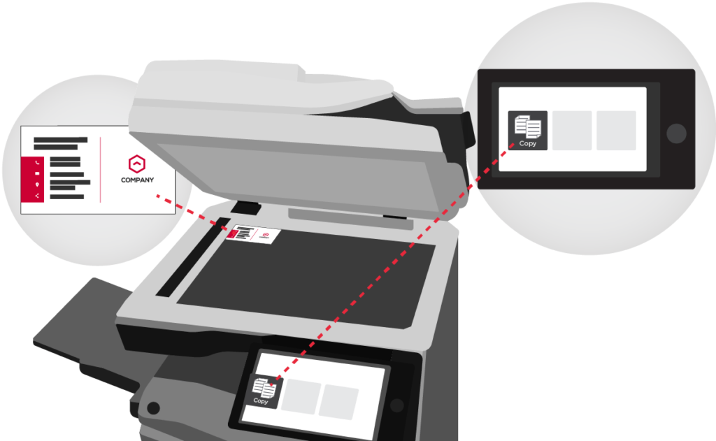 Use Card Shot on Your Sharp Copier - Les Olson IT
